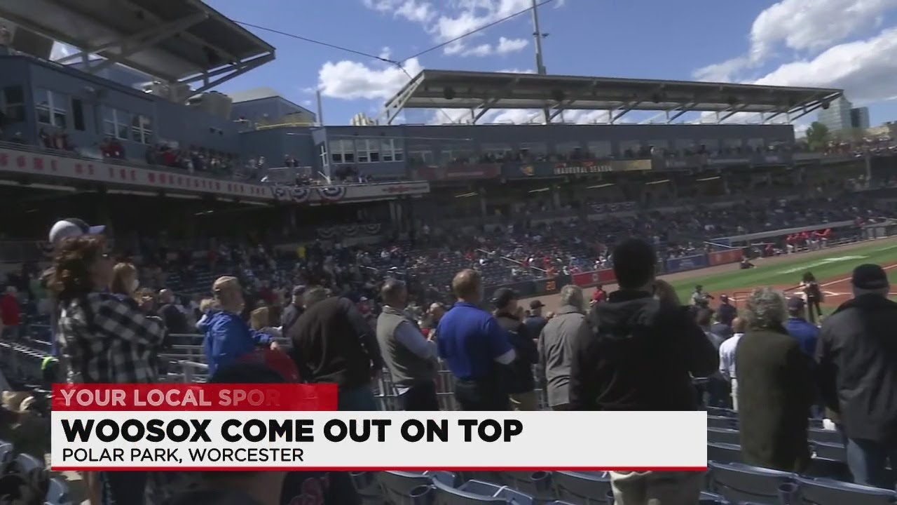 WooSox won first game of the season at Polar Park home opener - YouTube