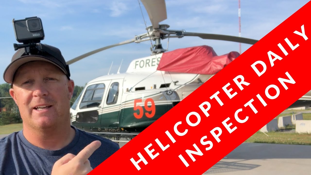 Daily Inspection of a Helicopter - See What a Pilot Sees! - YouTube
