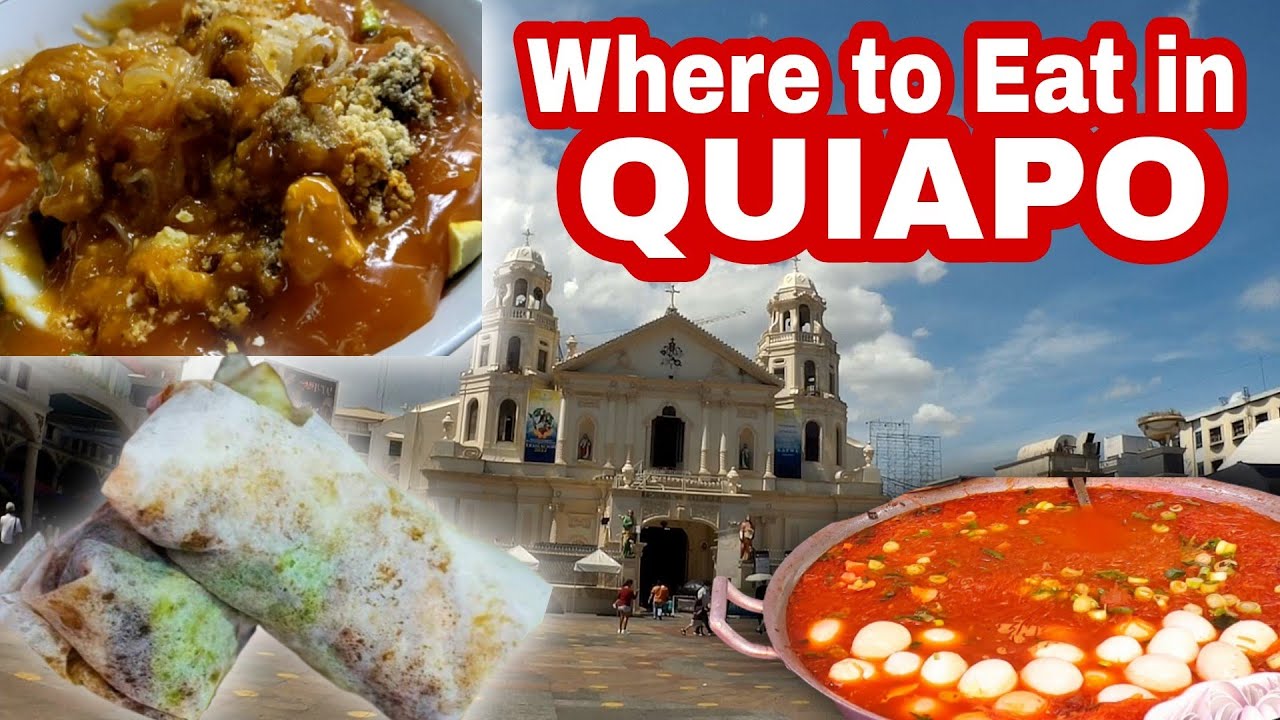 WHERE TO EAT IN QUIAPO | Food Trip in Quiapo Manila - YouTube