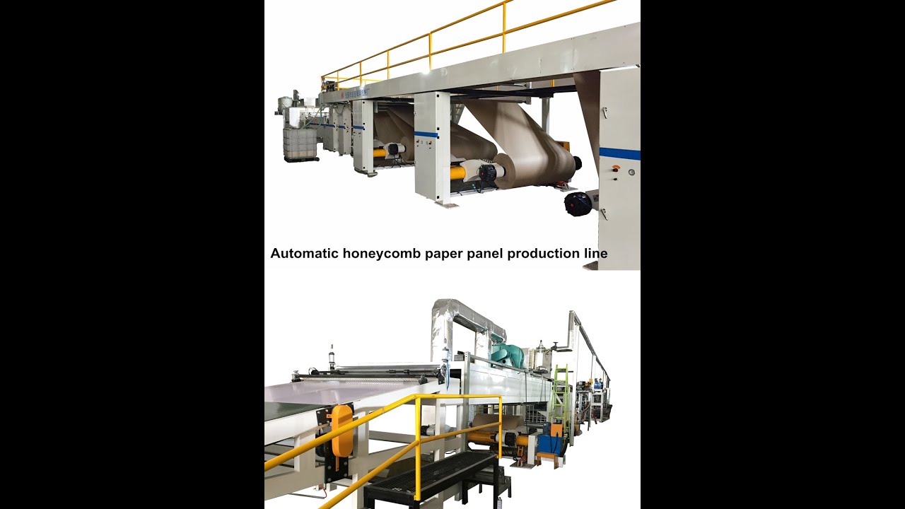 【Sanmachinery】High speed honeycomb paper panel line,honeycomb ...