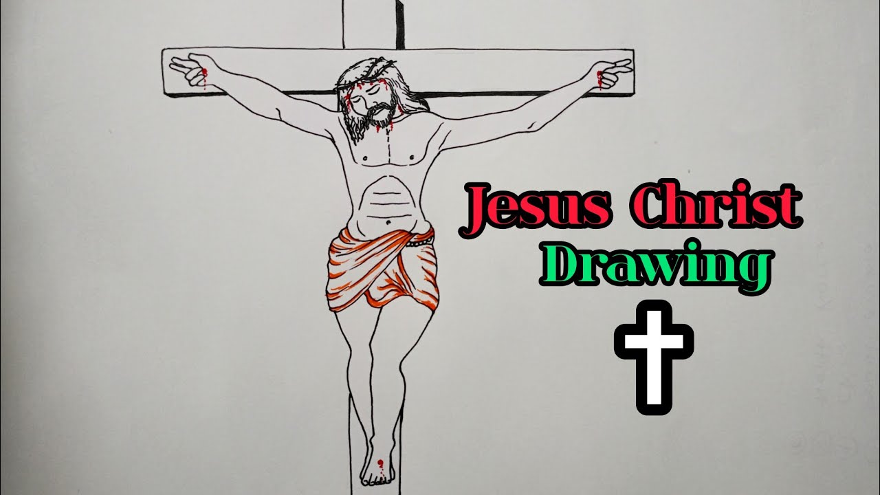 How to draw Jesus Christ | Jesus Christ drawing ️ ️ #jesus #jesuschrist ...