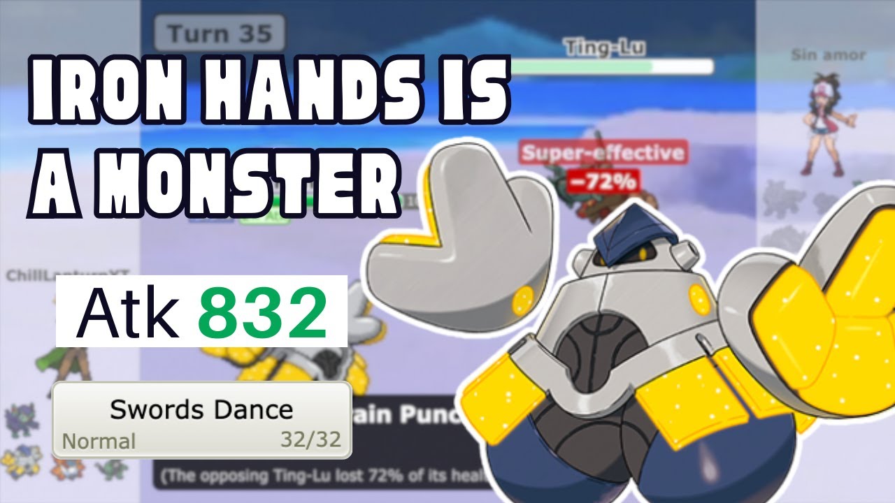 Swords Dance Iron Hands Can't Be Stopped - OU Pokemon Showdown Team ...