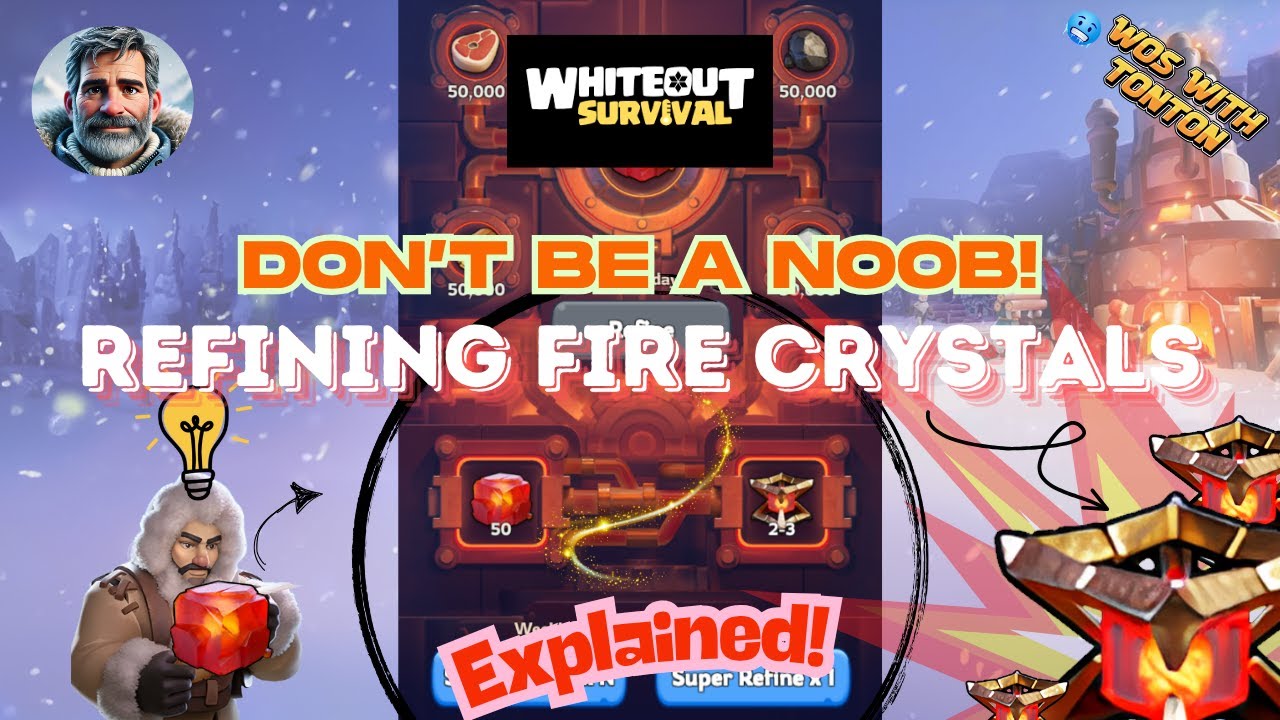 HOW to get REFINED Fire Crystals like a PRO! Whiteout Survival with Tonton - YouTube