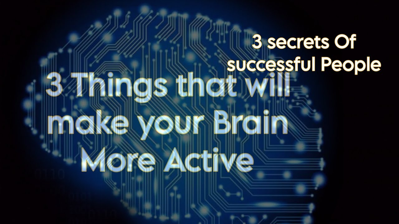 |3 Main Exercise that will Make your mind Active| That will Change you🤫 ...