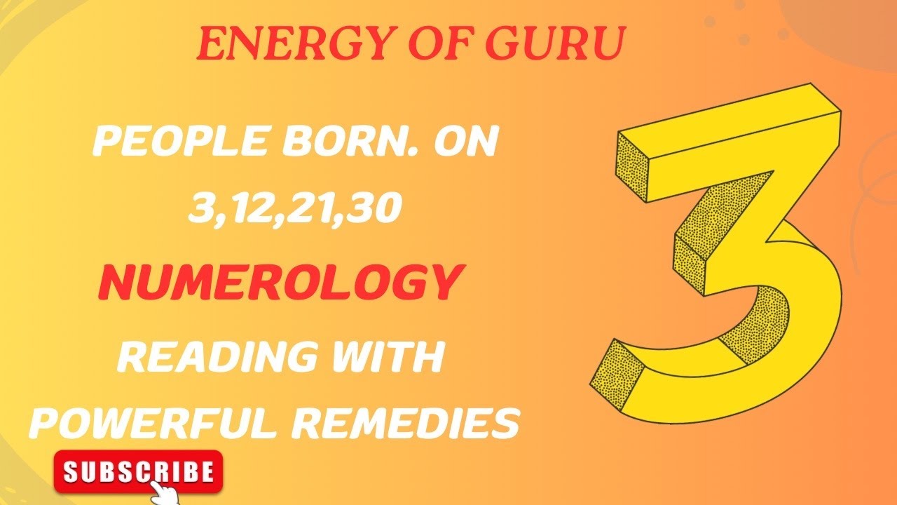 Powerful Remedies & Secrets of No.3 People Born on 3, 12, 21, 30th of ...