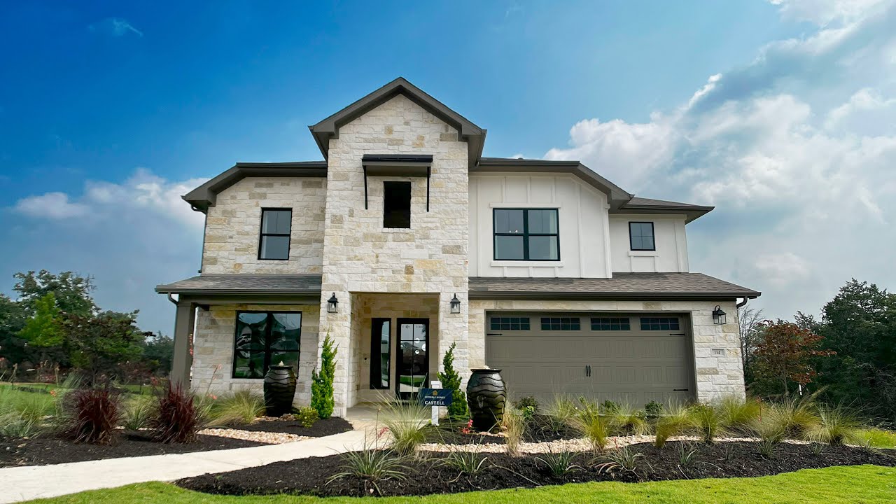 Sitterle Homes - The Colony in Bastrop: Tour the Castell Model Home and ...