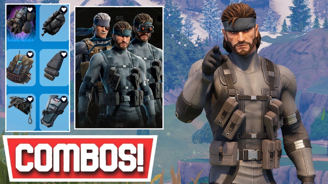 *NEW* BEST SOLID SNAKE SKIN COMBOS [CHAPTER 5 SECRET SKIN]! | Fortnite ...