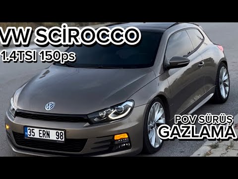 VW SCİROCCO 1.4TSI 150HP GAZLAMA !
