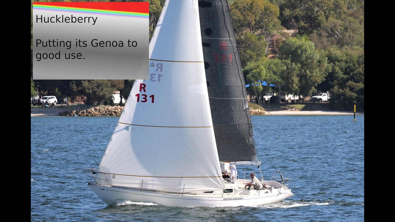 Huckleberry - putting its Genoa to good use. - YouTube