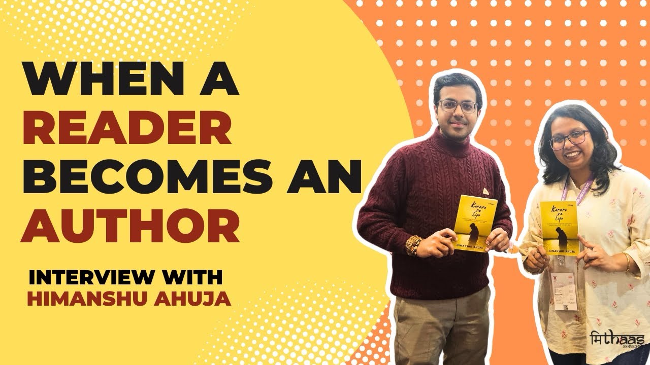 How to write your first book? | Mithaas Services X Himanshu Ahuja - YouTube