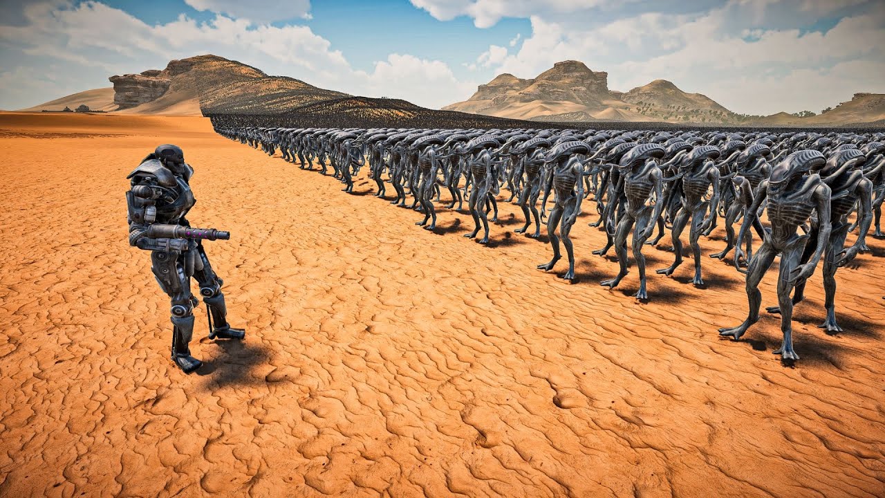 T-831 TERMINATOR VS 1,000,000 ALIENS - Ultimate Epic Battle - YouTube