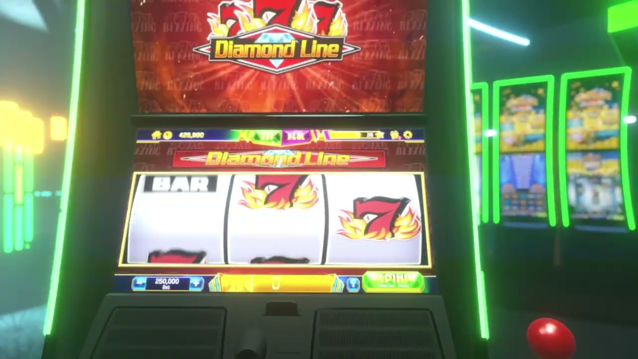 Blazing 7's Diamond Line | Quick Hit Slots - 16:9 - YouTube