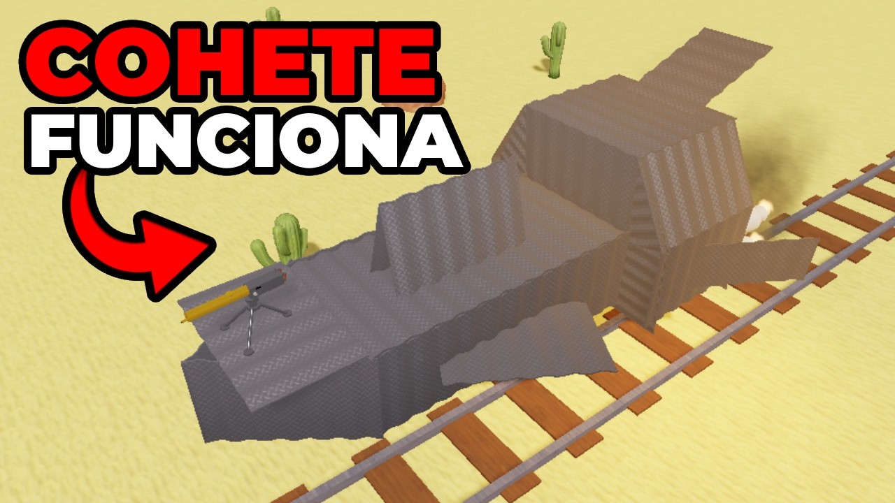 HICE un COHETE FUNCIONAL en DEAD RAILS - YouTube