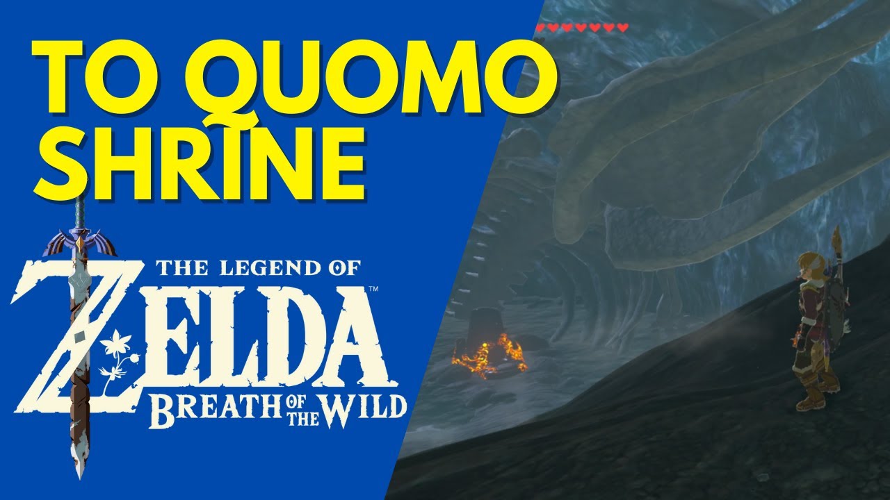 TO QUOMO SHRINE | ZELDA BREATH OF THE WILD - YouTube