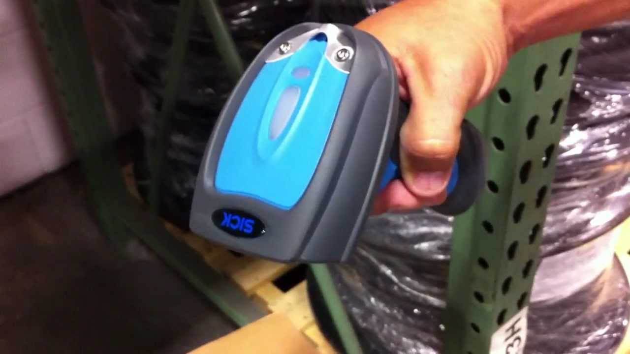 One tough handheld barcode scanner - The SICK IDM160 - YouTube