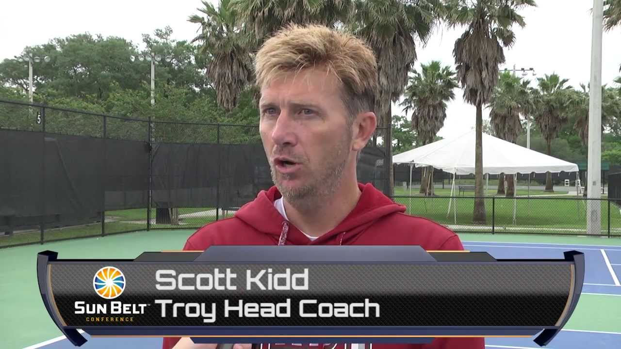 2015 Men's Tennis Championship: Troy Semifinal Victory - YouTube