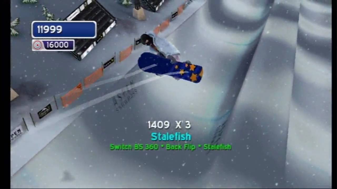Triple Crown Championship Snowboarding (Wii) Halfpipe Gameplay - YouTube