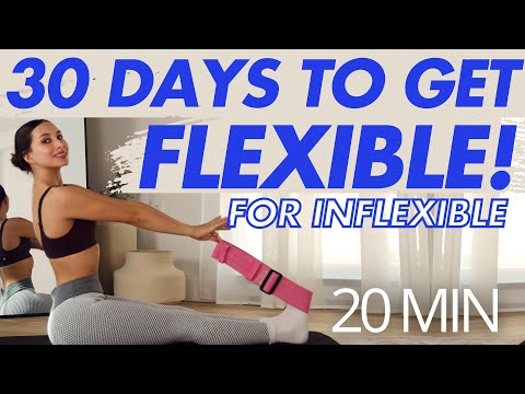 GET FLEXIBLE! Stretching for Beginners to Get Flexible in 30 Days!
