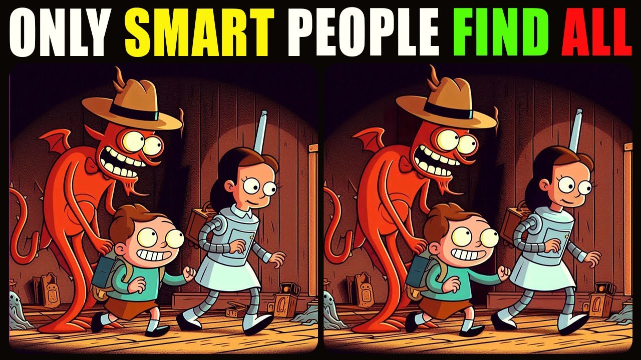 💣Spot the difference: Only Smart People Can Find Differences ( Find the ...