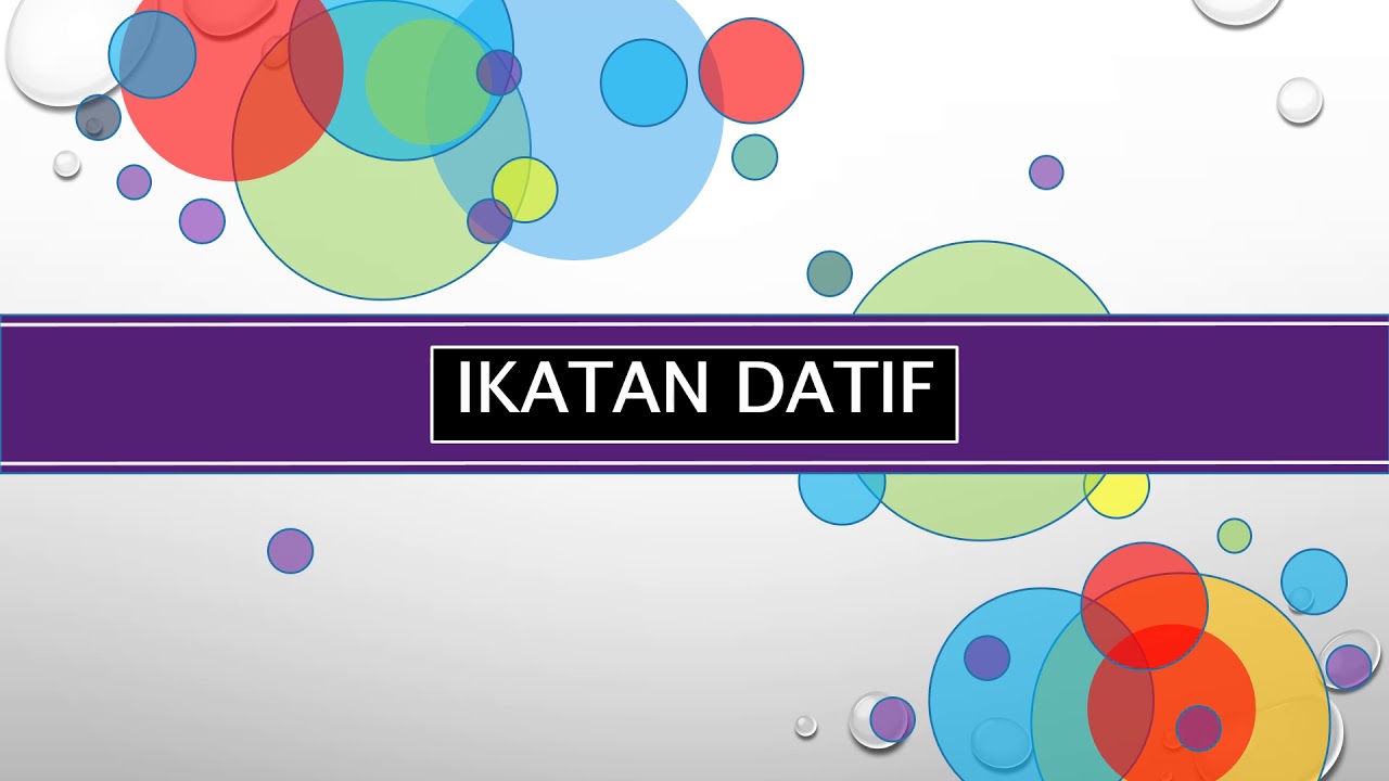 Ikatan hidrogen, ikatan datif dan ikatan logam. Kimia Tingkatan 4. Bab ...