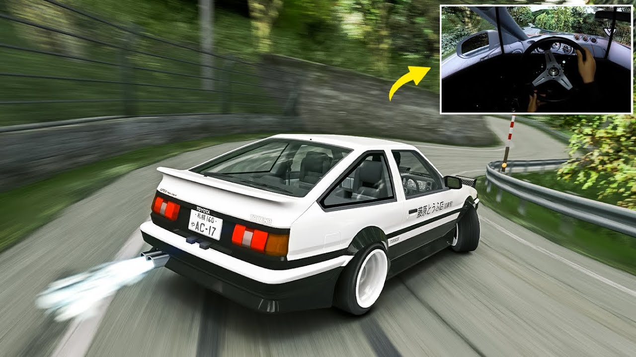 Toyota AE86 Touge Drifting l (4K) Assetto Corsa Steering Wheel Gameplay - YouTube