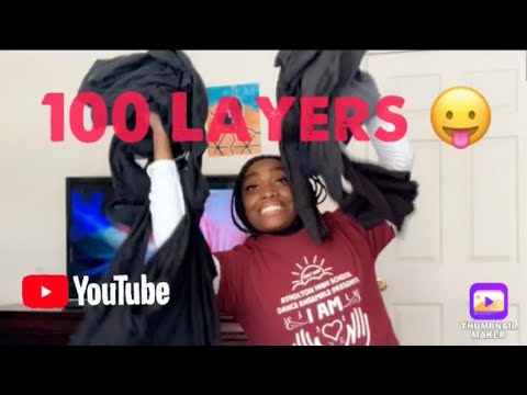 100 LAYERS CHALLENGE ( FAIL 😂) - YouTube