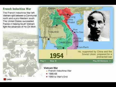 History Of The Vietnam War 1947 - 1975 Map.avi - Youtube