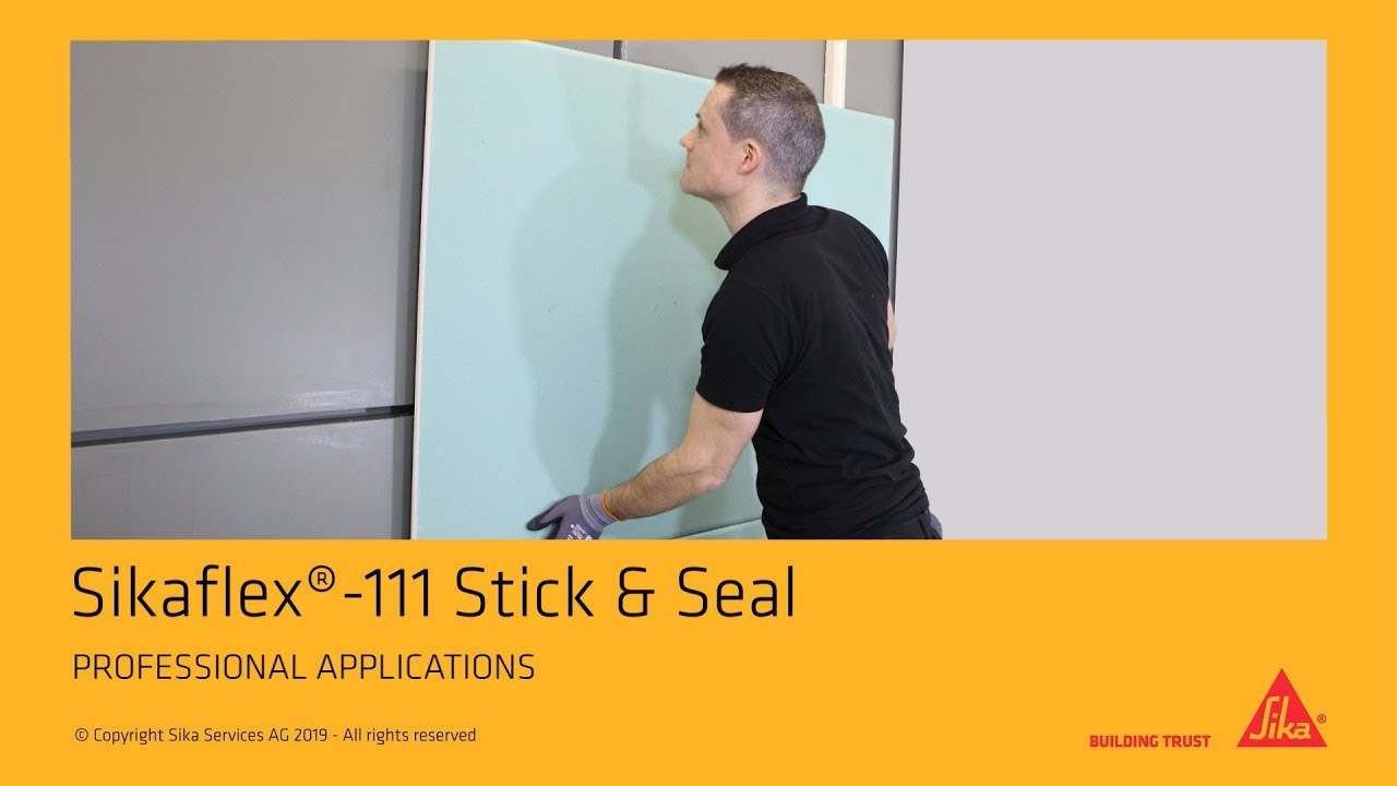 Professional applications with Sikaflex®-111 Stick & Seal - YouTube