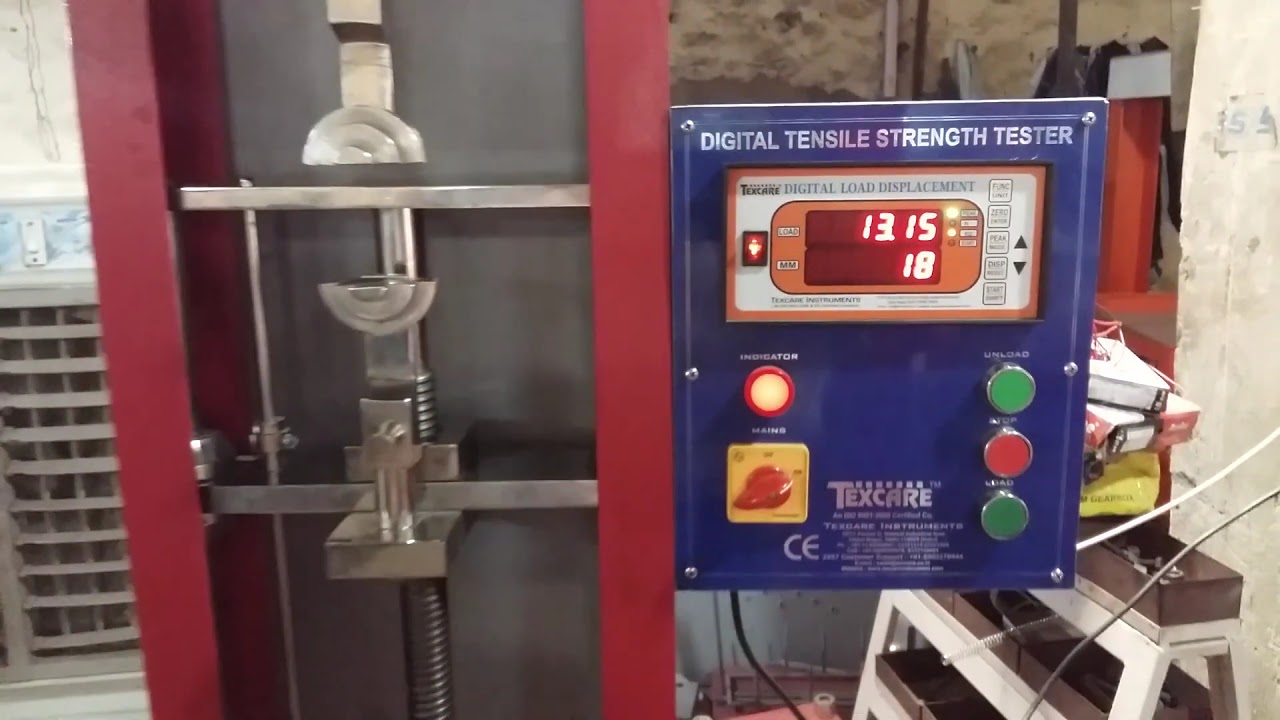 Cable Tie Strength Testing Machine - YouTube
