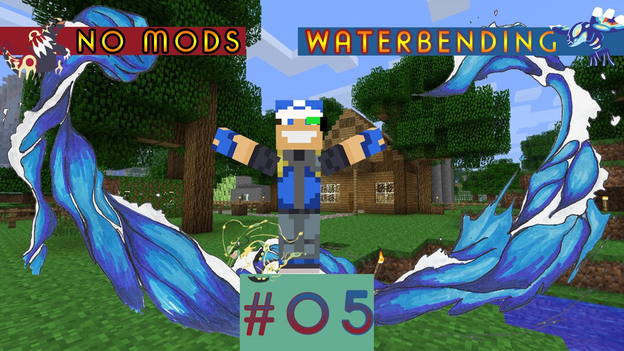 Minecraft No mods- Episode #5 - Waterbending [1.8.7+] - YouTube