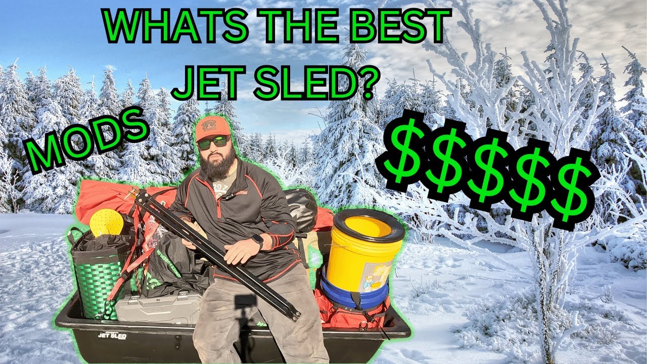 Best Jet Sled For Ice Fishing And some MODS - YouTube