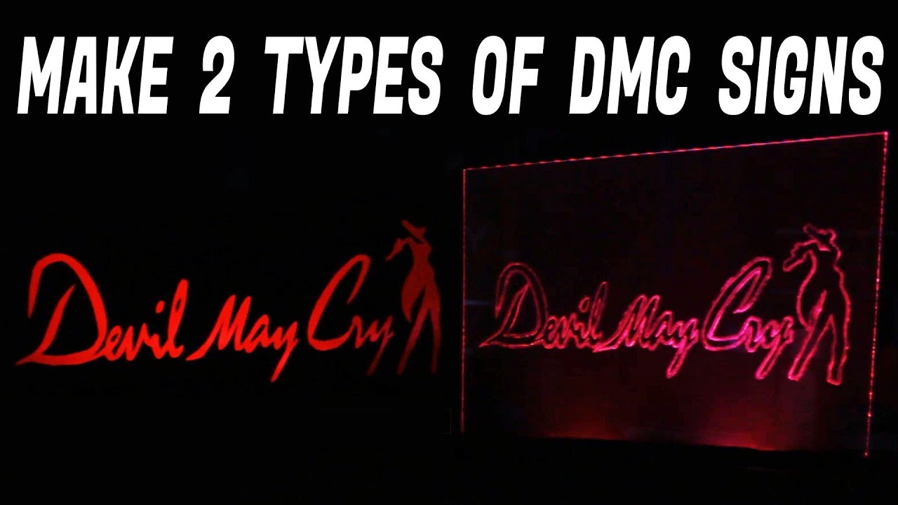 Making Devil May Cry Signs - YouTube