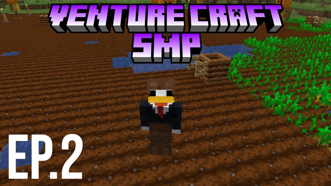 A huge wheat field | VentureCraft SMP {2} - YouTube
