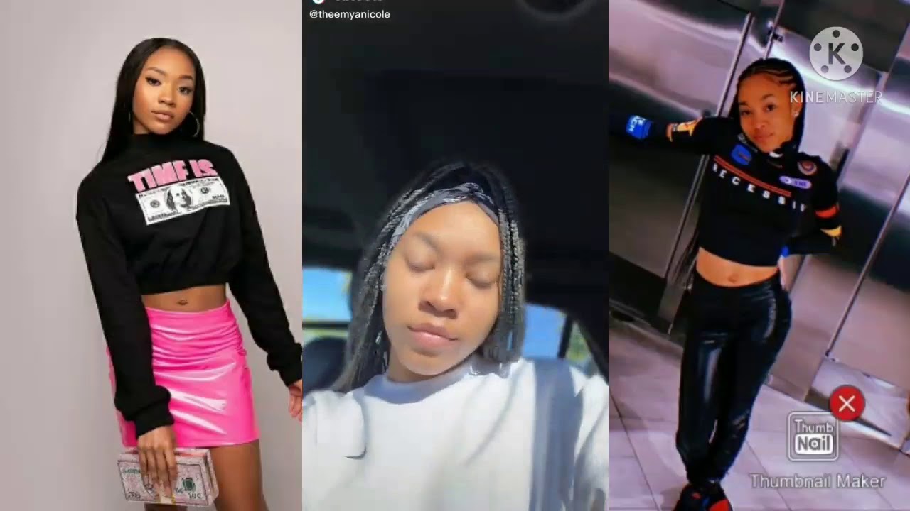 Mya Nicole TikTok dances - YouTube