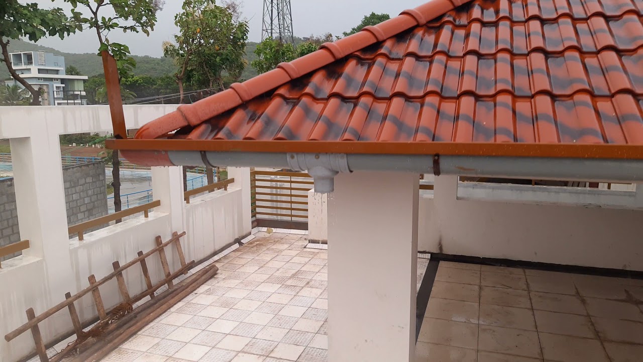 Ceramic tile roofs with clay tile cieling. call 9688314925. - YouTube
