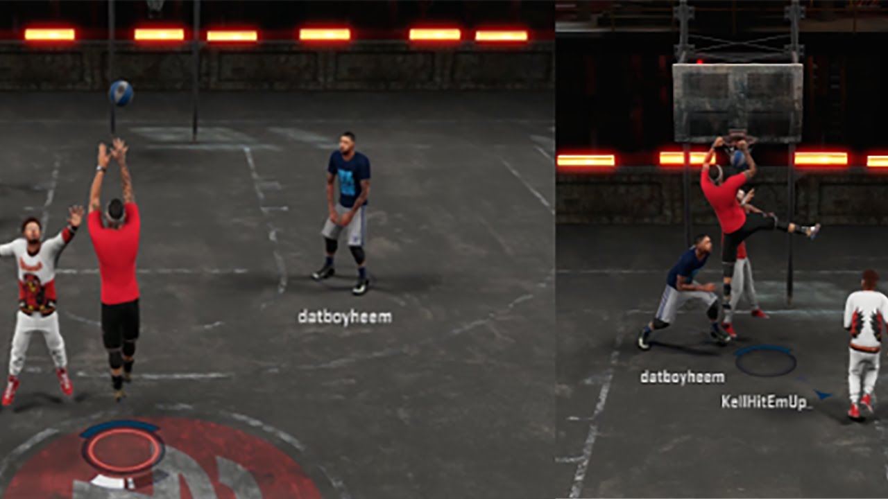 NBA 2K16 My Park | Shooting From Half Court | 360 Dunk - YouTube