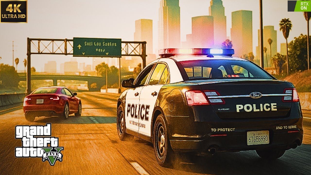 GTA V Enhanced Maximum RT Graphics I Fought the Law Mission Walkthrough ...