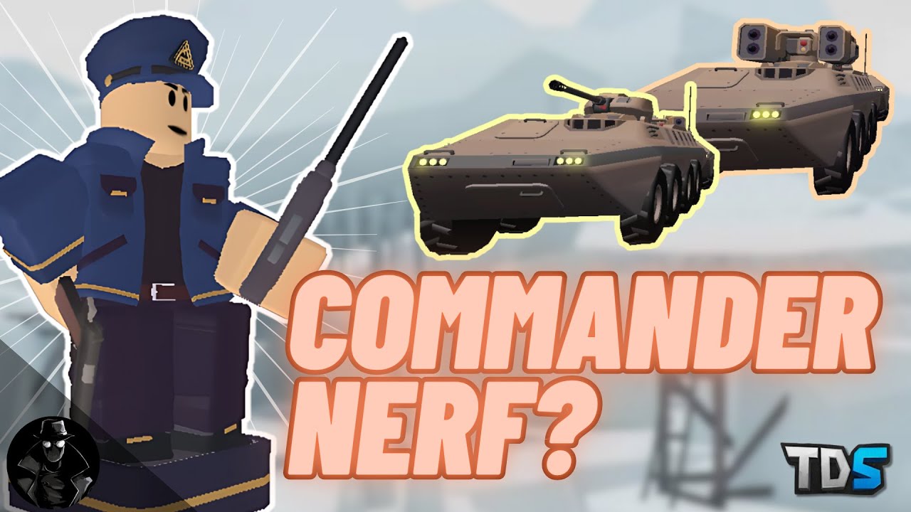 Commander Rework (Nerf or Buff?) | ROBLOX TDS - YouTube