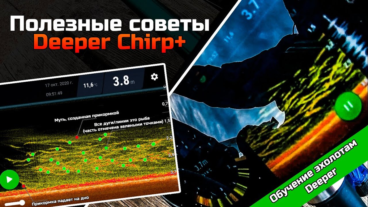 Полезные советы Deeper Chirp Plus - YouTube