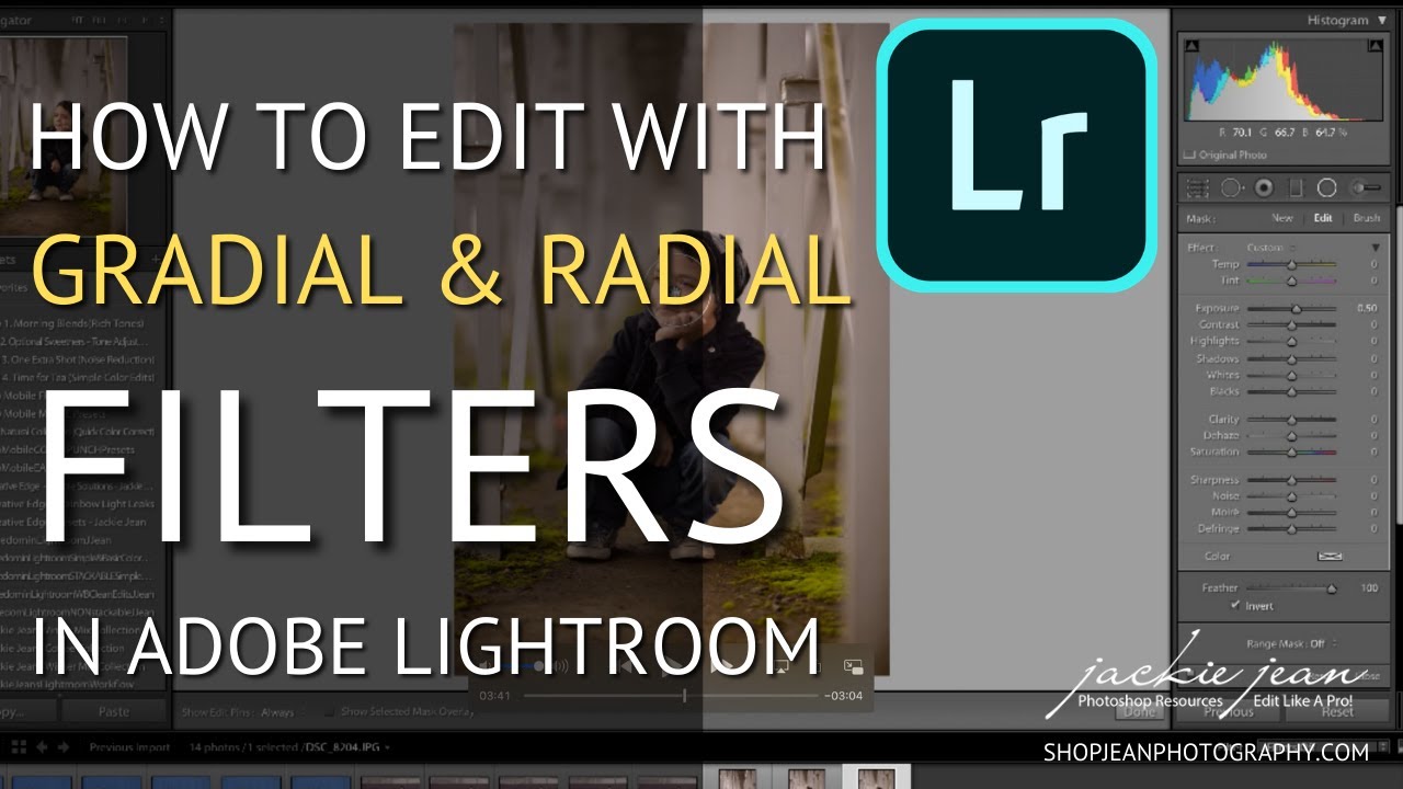 How to Use the Radial and Gradient Filters in Lightroom - YouTube