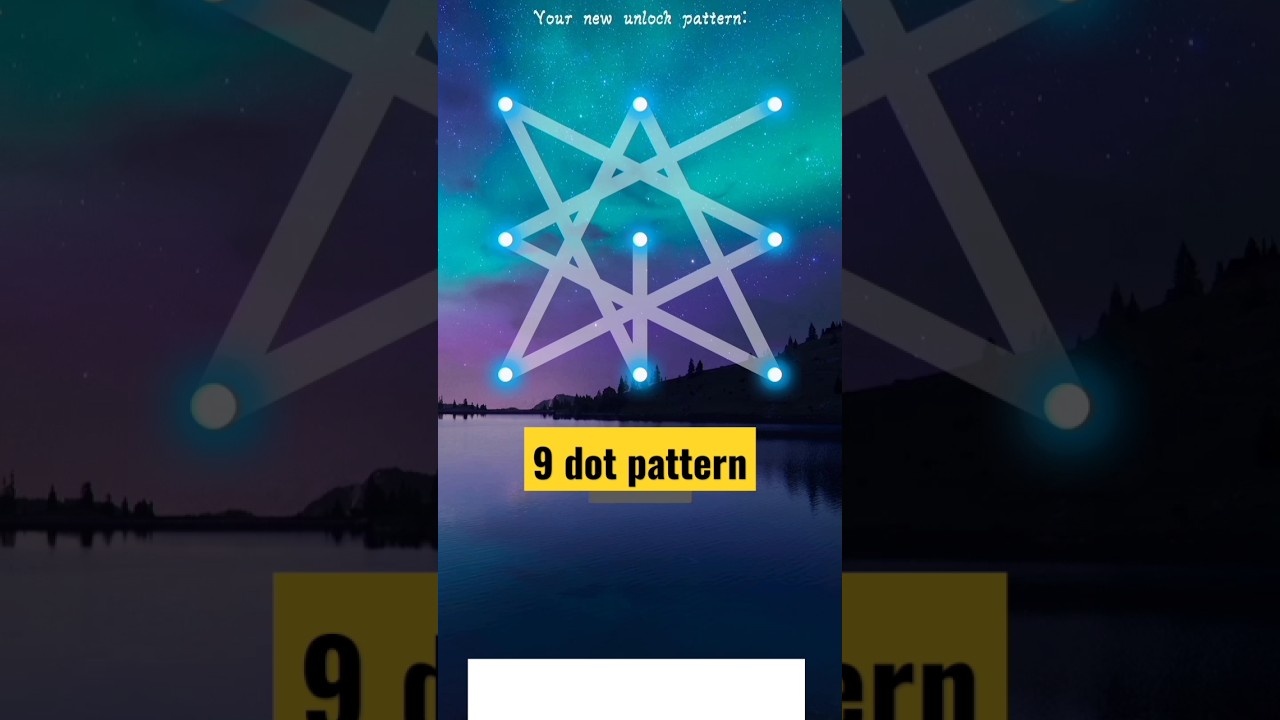 9 dot pattern - YouTube
