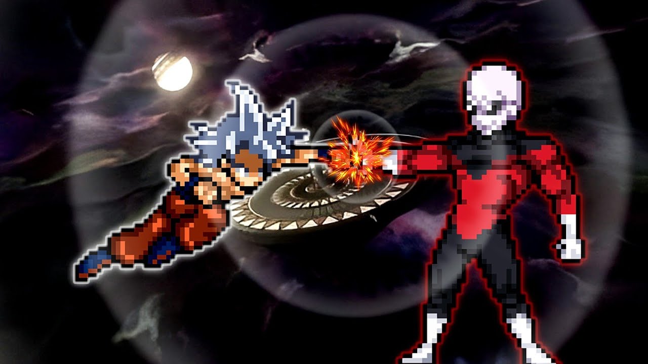 Goku MUI DBFZ V4 VS Jiren DBFZ V2 in Jump Force Mugen - YouTube