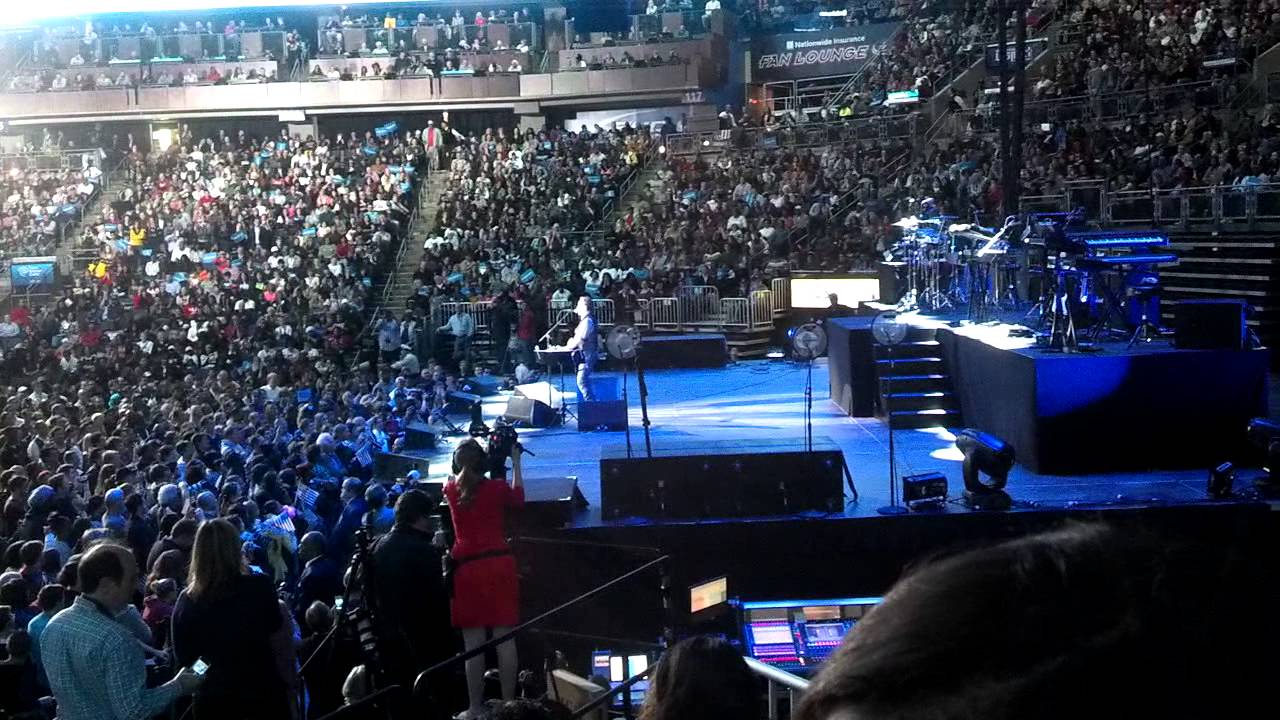 Bruce Springsteen at President Obama Rally - YouTube
