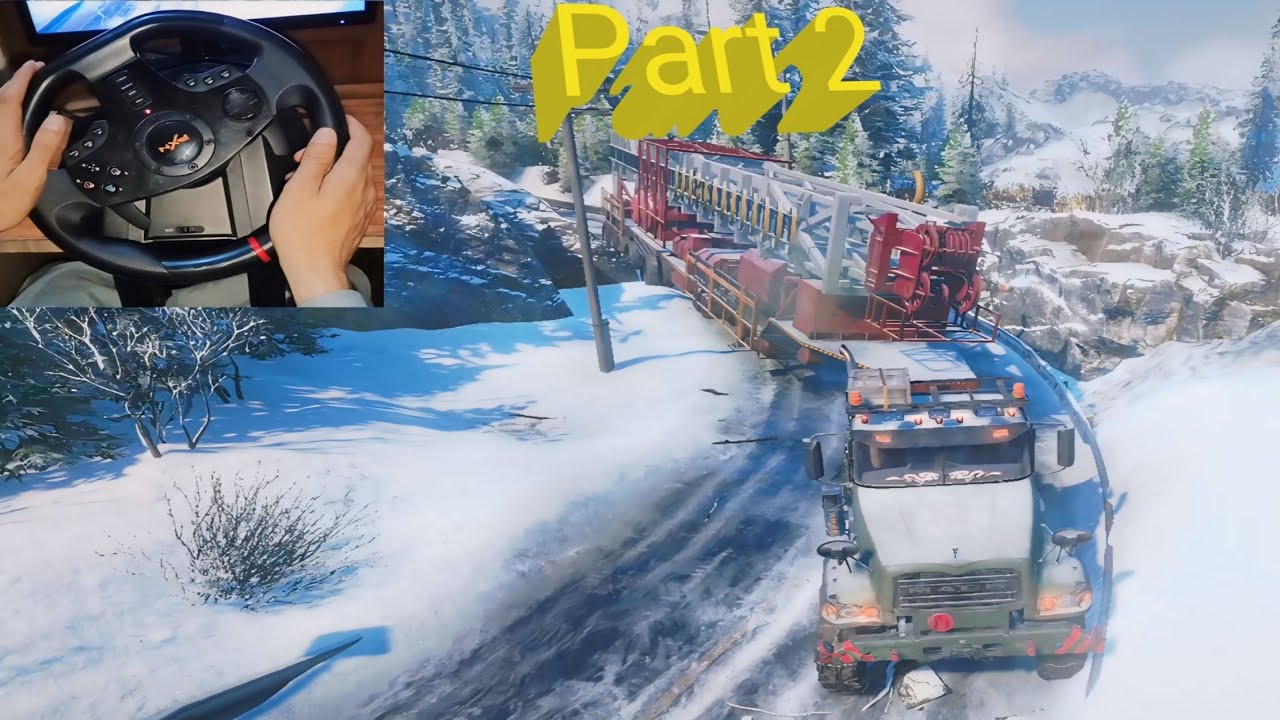 Mack Defense M917 | Transporting a massive Oil rig | Part 2 - @Snow ...