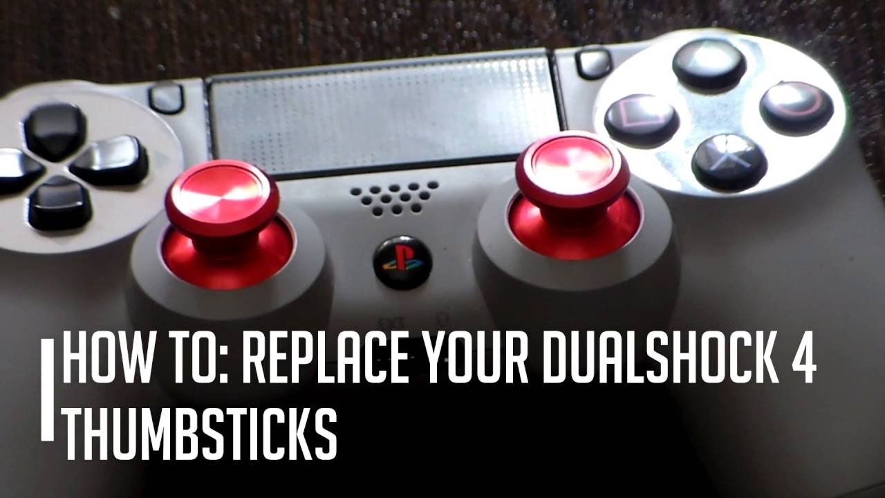 How To Replace DualShock 4 Thumbsticks - YouTube