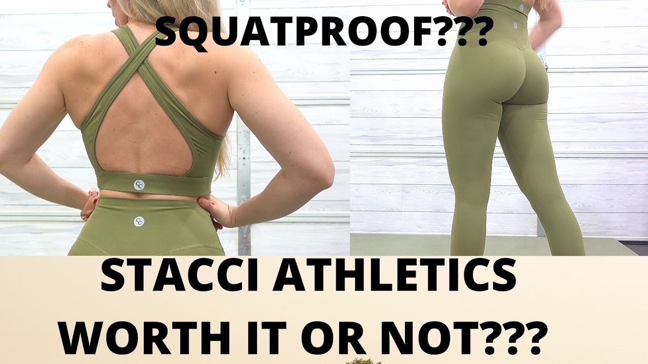 STACCI ATHLETICS TRY ON HAUL | Honest Try On Haul, Squatproof?? Worth it?? - YouTube