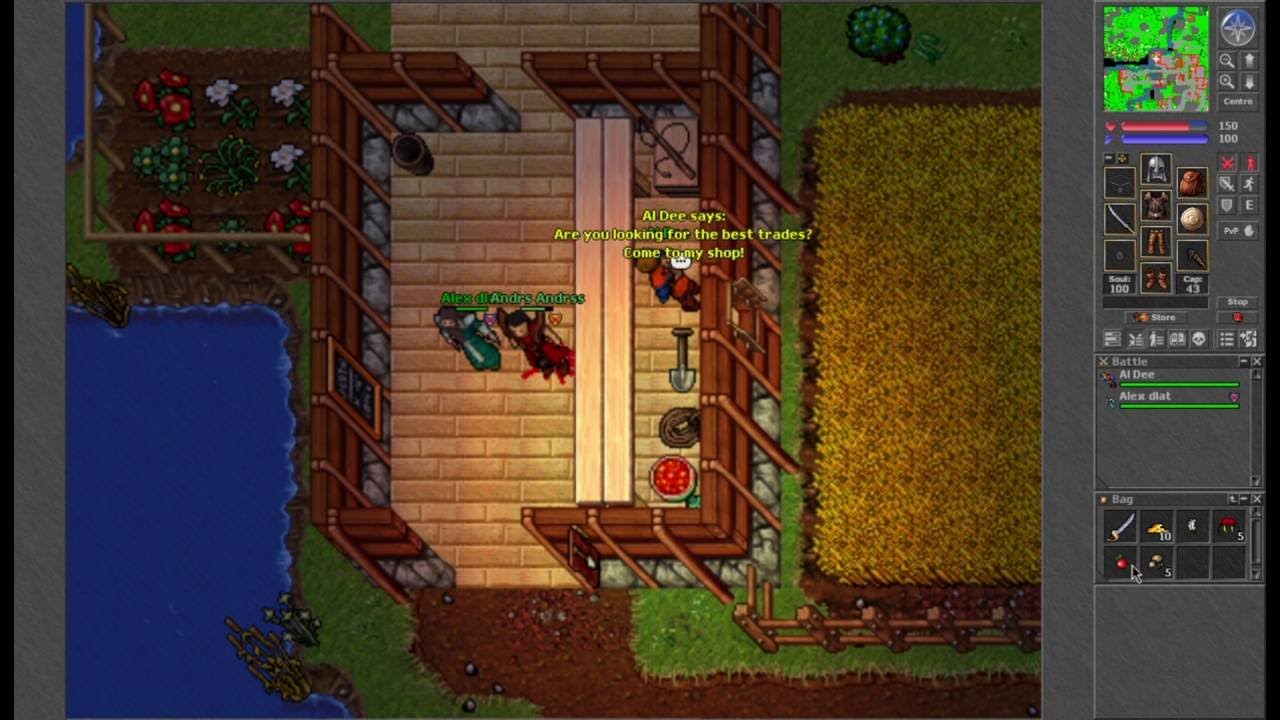Tibia El Comienzo #2 Haciendo Quest en Rookgaard - YouTube