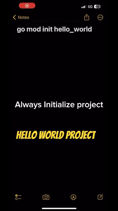 Hello World Golang #coding #programming #shorts - YouTube