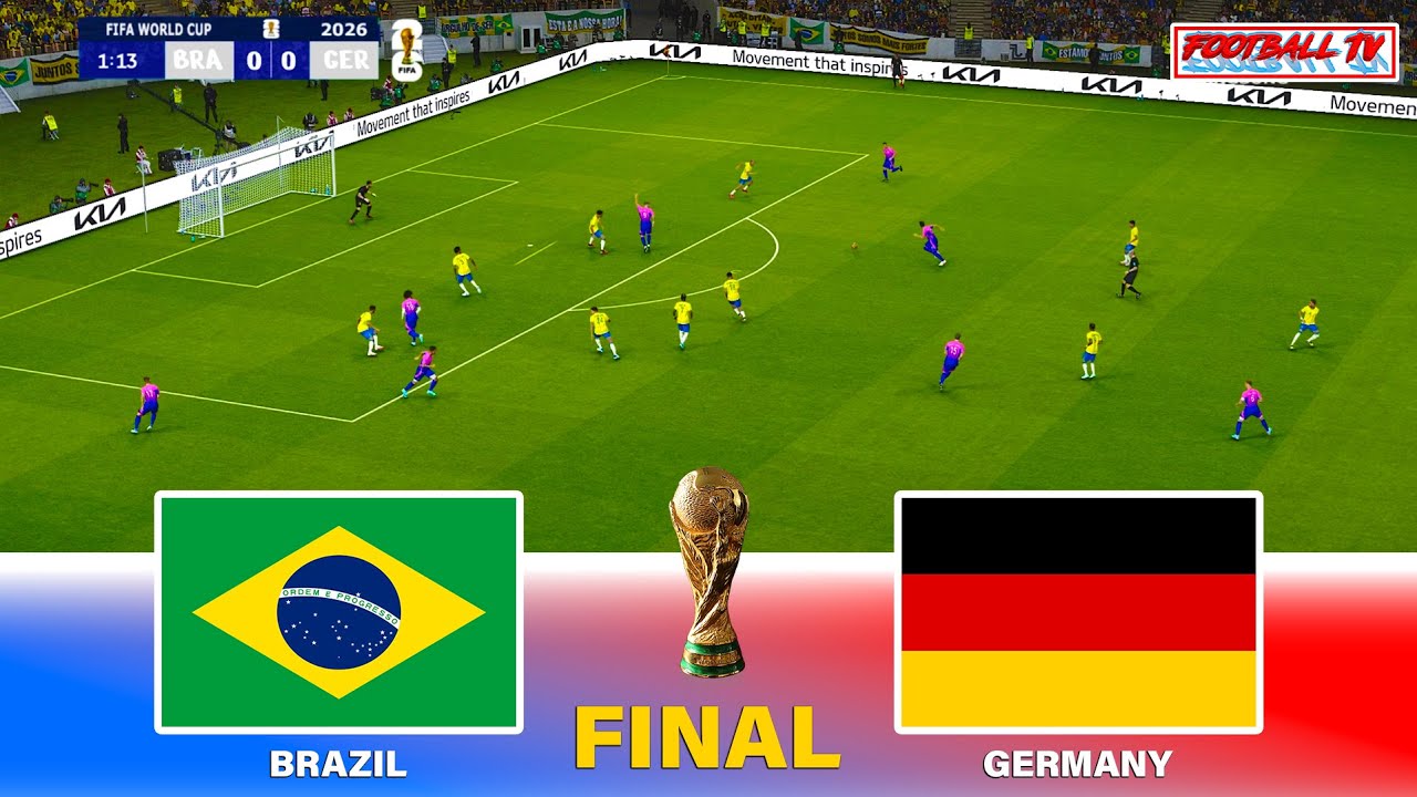 BRAZIL vs GERMANY - FIFA WORLD CUP 2026 FINAL | Full Match All Goals ...