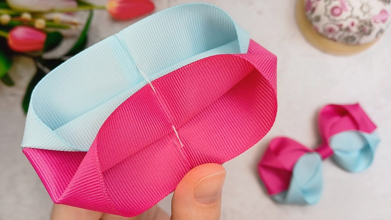 Quick & Easy Ribbon Bow Tutorial: Perfect for beginners - YouTube